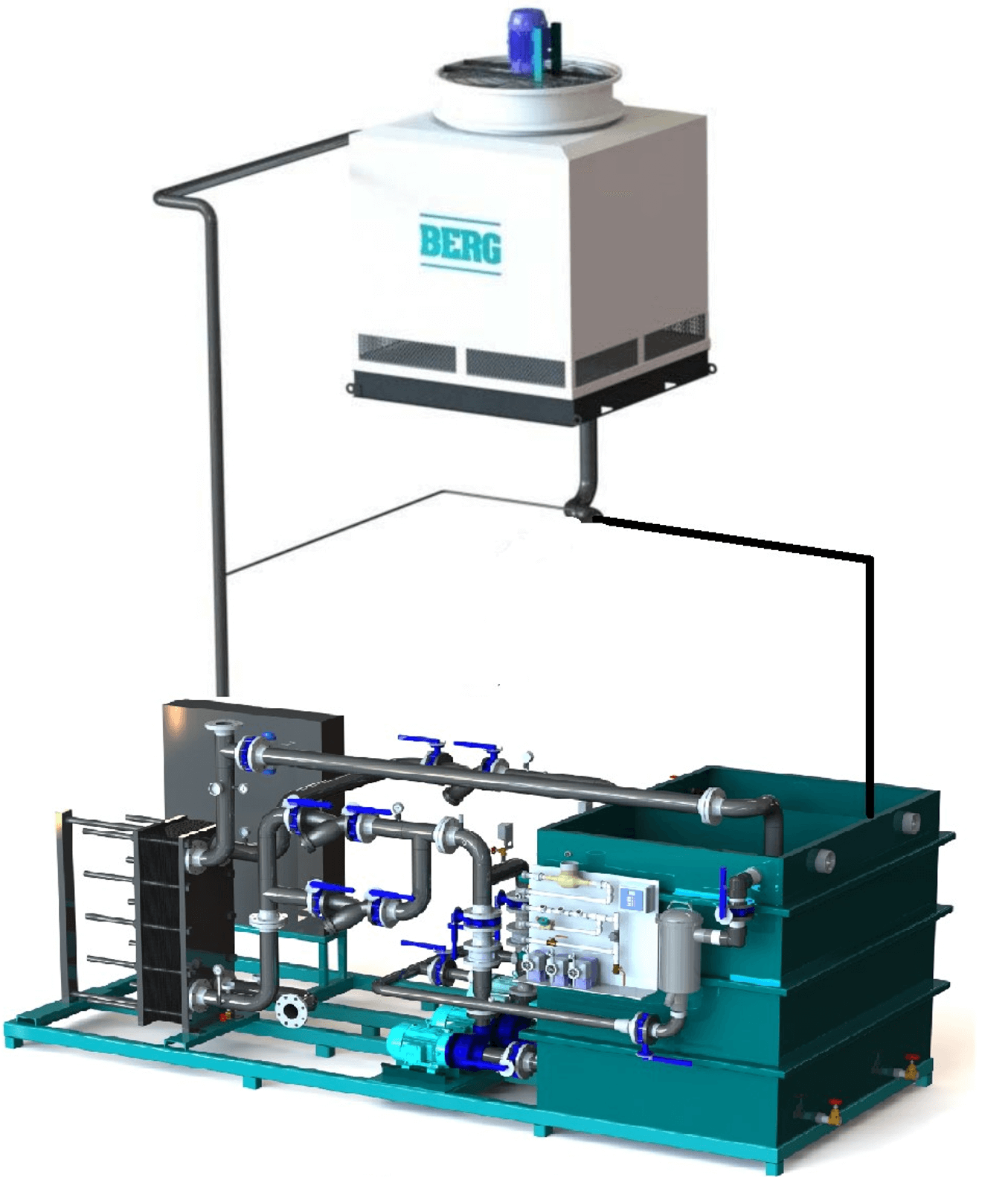 Cooling Tower Pump Tank Systems | Berg Chilling Systems Inc.